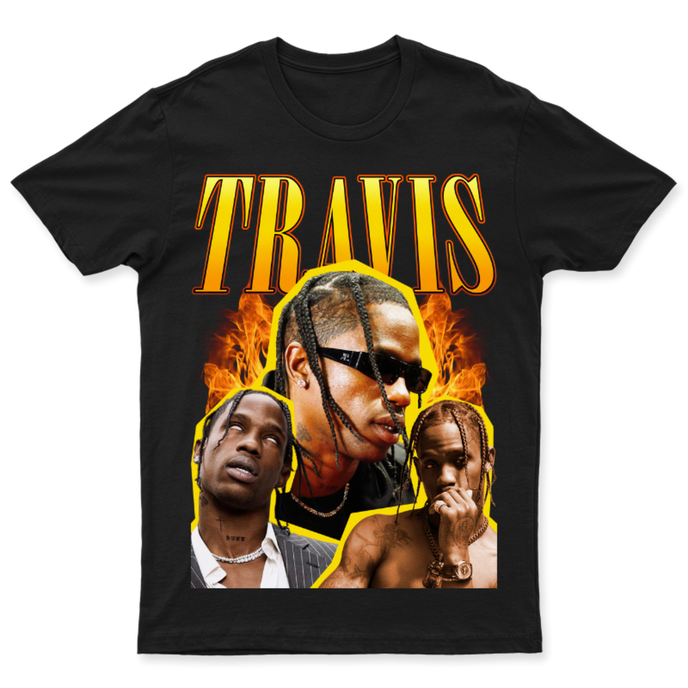 Playera Travis Scott Vintage Retro – DOSIS